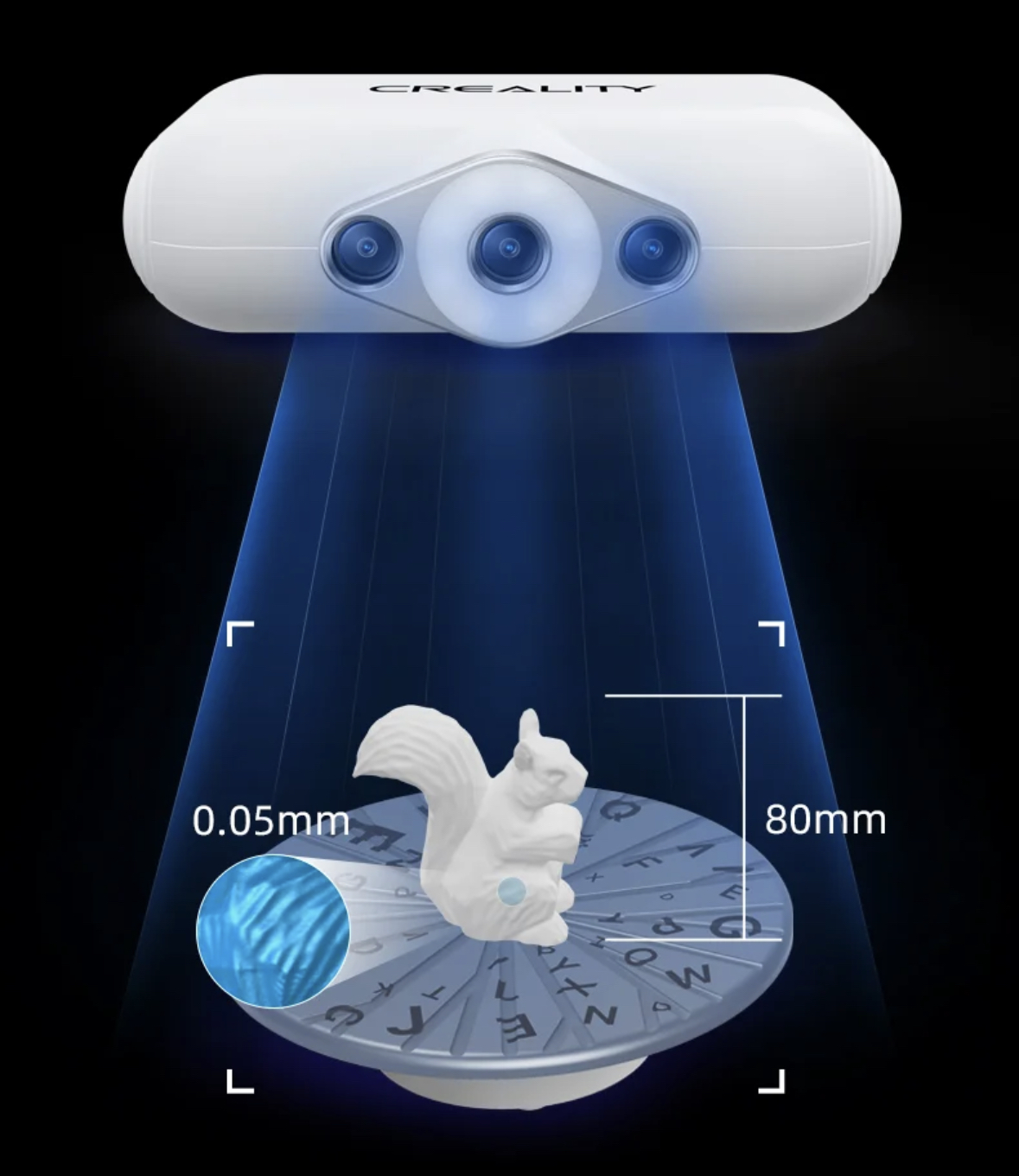 Scanner 3d Creality Cr-scan Lizard Standard - 3D Curitiba