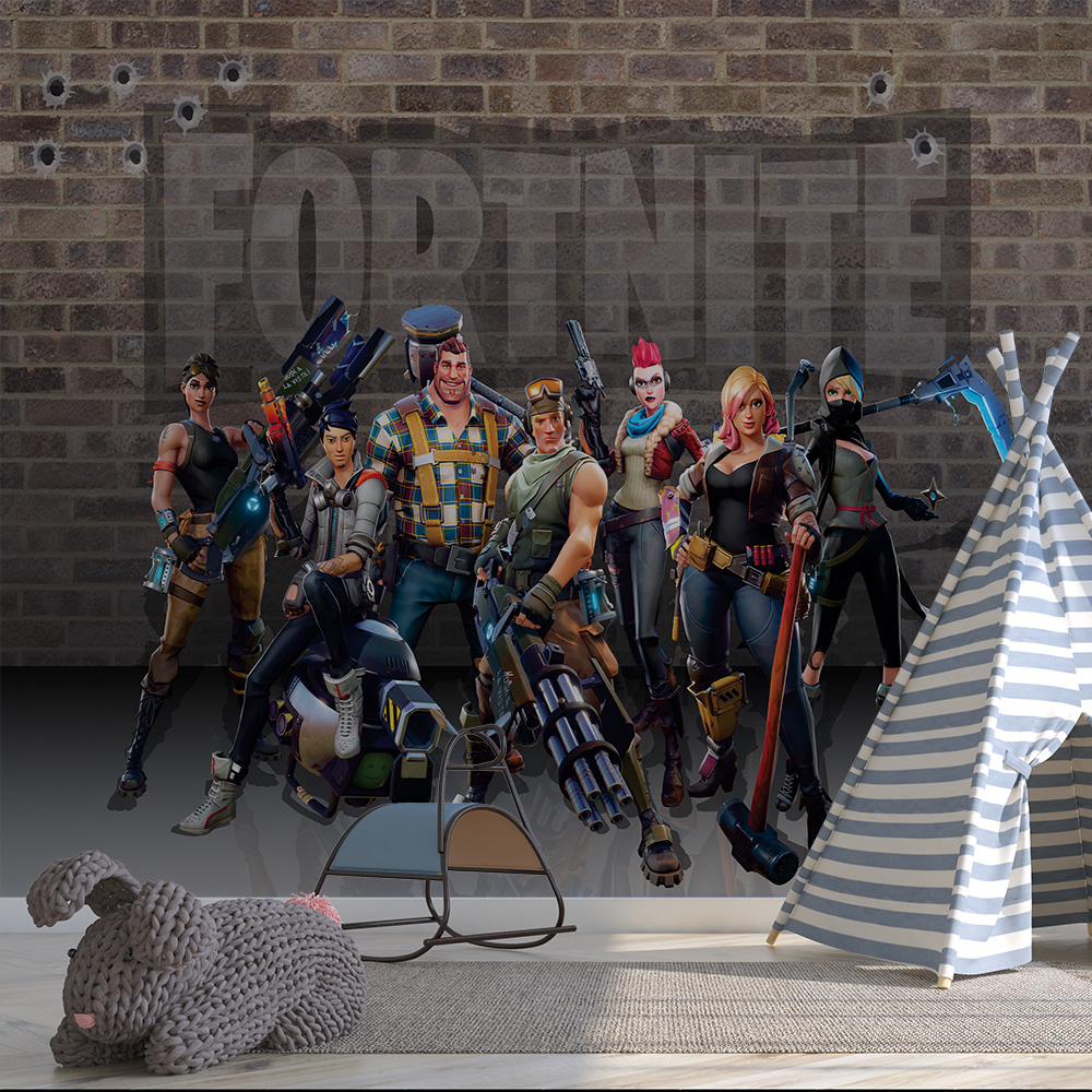 Papel de Parede Infantil Fortnite AL 01 - Alô Papers