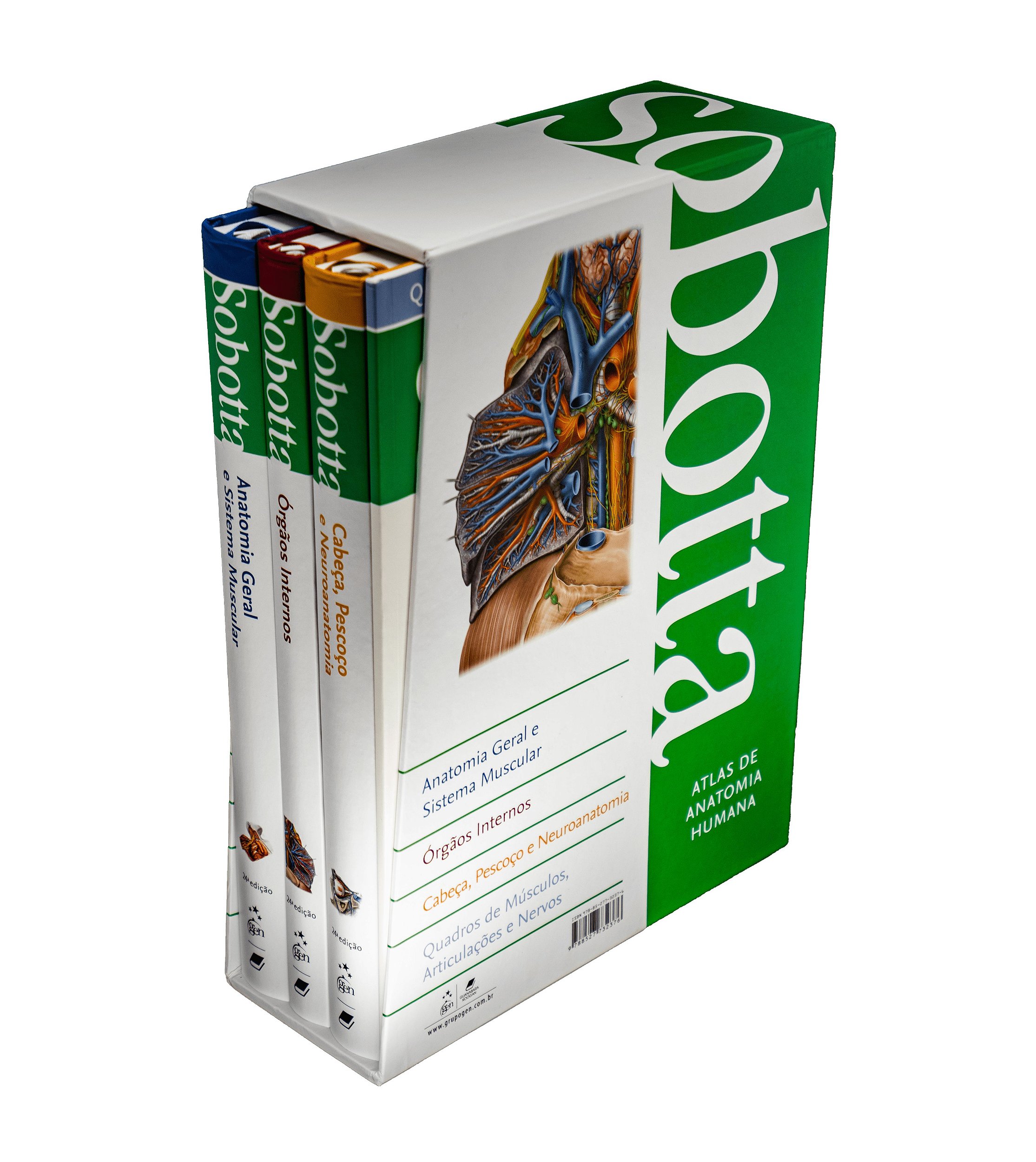 Sobotta - Atlas de Anatomia Humana, 24ª ed. - DMS Loja Médica