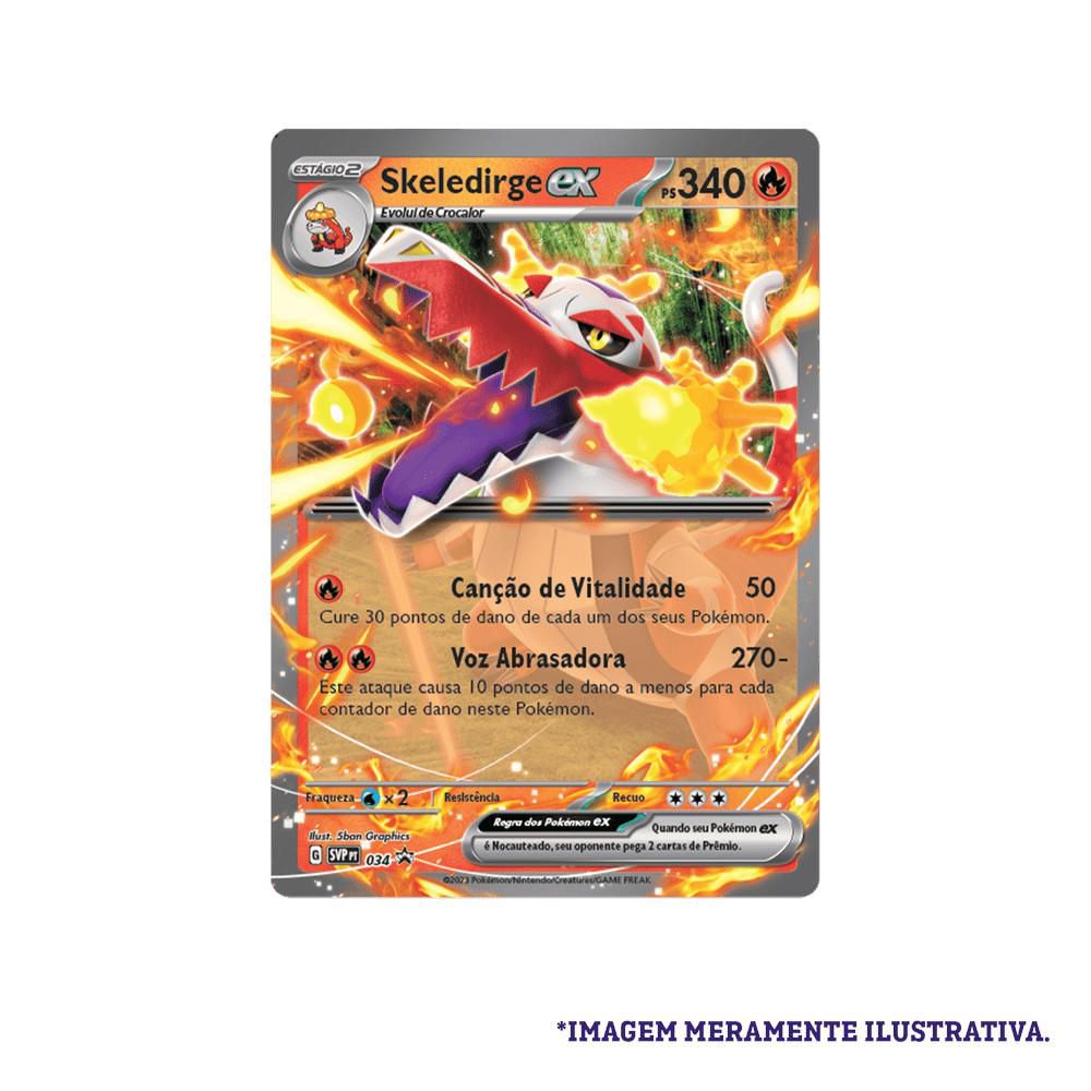 Card Pokémon Box Parceiros de Paldea Skeledirge ex - LOJA GAMEUP