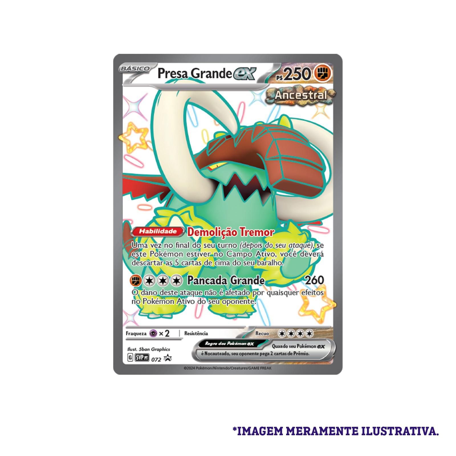 Card Pokémon Box Destinos de Paldea Charizard Ex Brilhante - LOJA GAMEUP