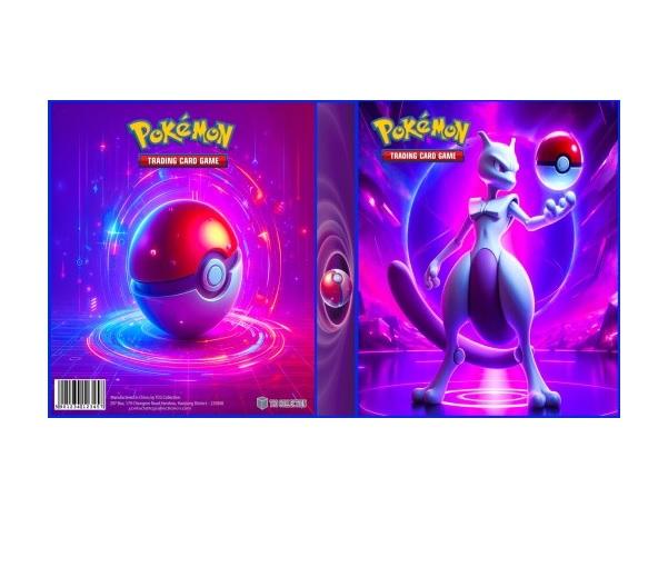 Mini Fichário Pokémon - Mewtwo - LOJA GAMEUP