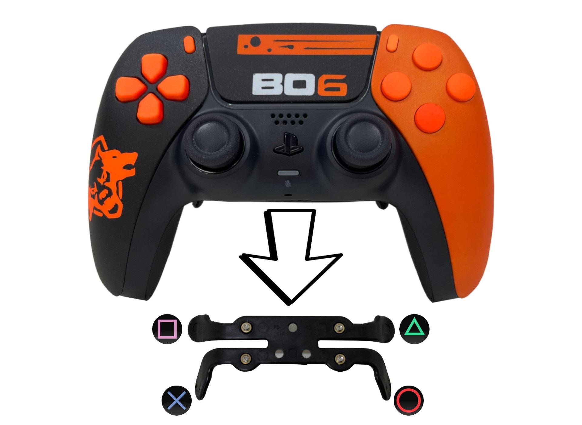 PS5 Controle Elite COD BO6 com Grip e Click de Mouse (R2/L2) - LOJA GAMEUP