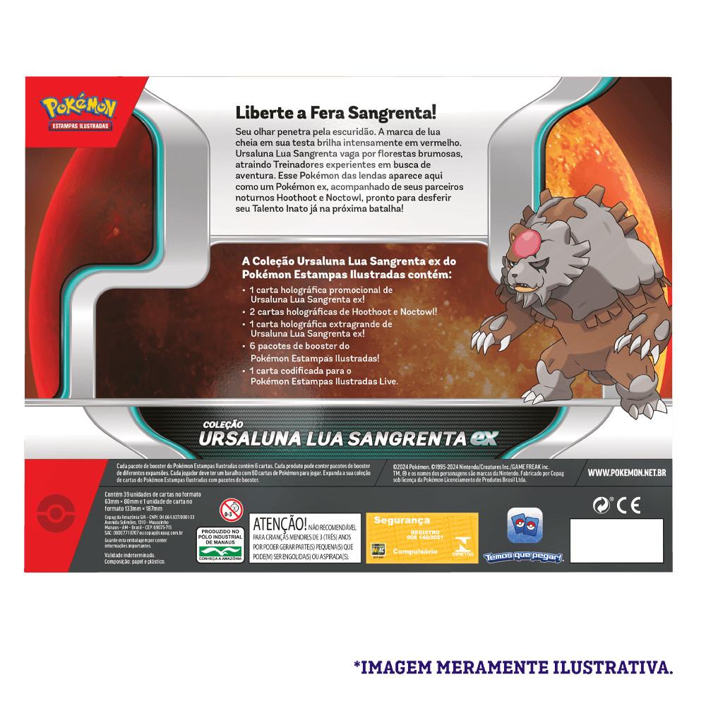 Card Pokémon Box Ursaluna Lua Sangrenta Ex - LOJA GAMEUP