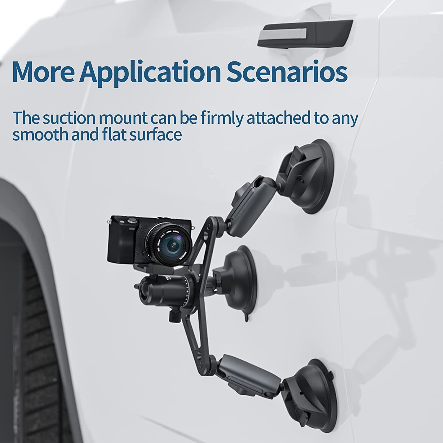 Tripé De Sucção Adaptom Heavy Duty Triple Suction Cup Mount 360 - Peças ...