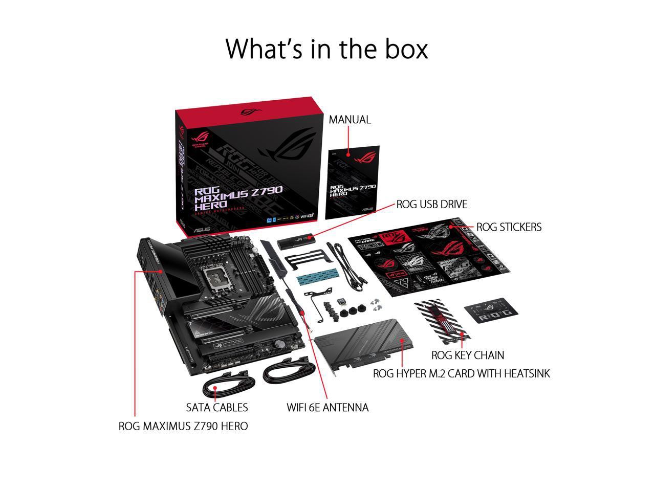 Placa-Mãe Asus ROG Maximus Z790 Hero - Peças para Computadores e ...