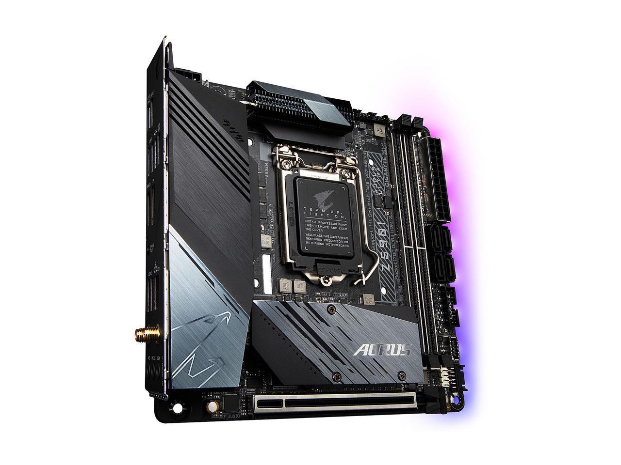 Placa Mãe Gigabyte Z590I Aorus Ultra LGA1200 - Peças para Computadores ...