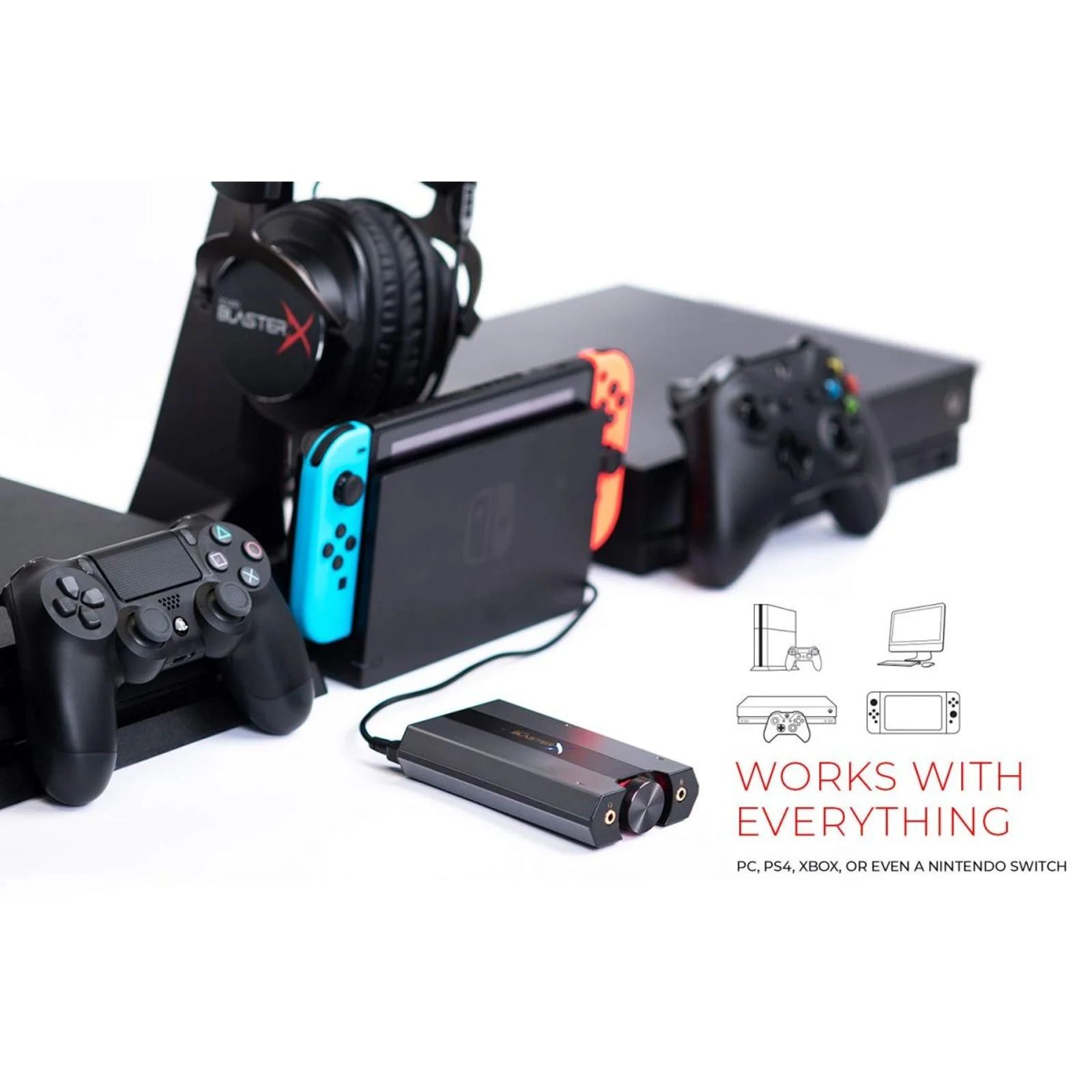 Placa De Som Creative Sound BlasterX G6 Hi-Res Gaming DAC and USB Sound ...