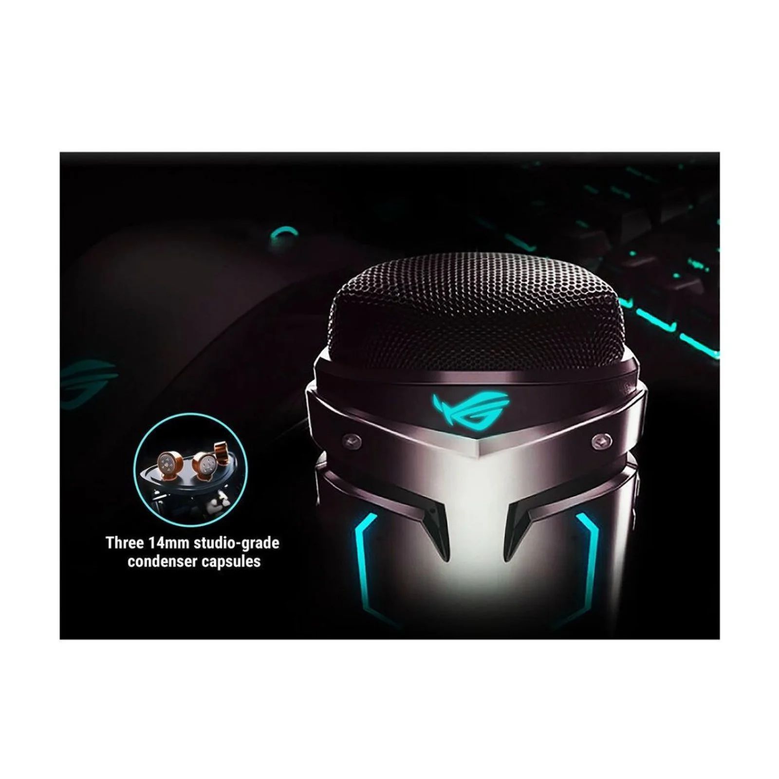 Microfone Asus ROG Strix Magnus USB 3.0 Portable Gaming Condenser ...