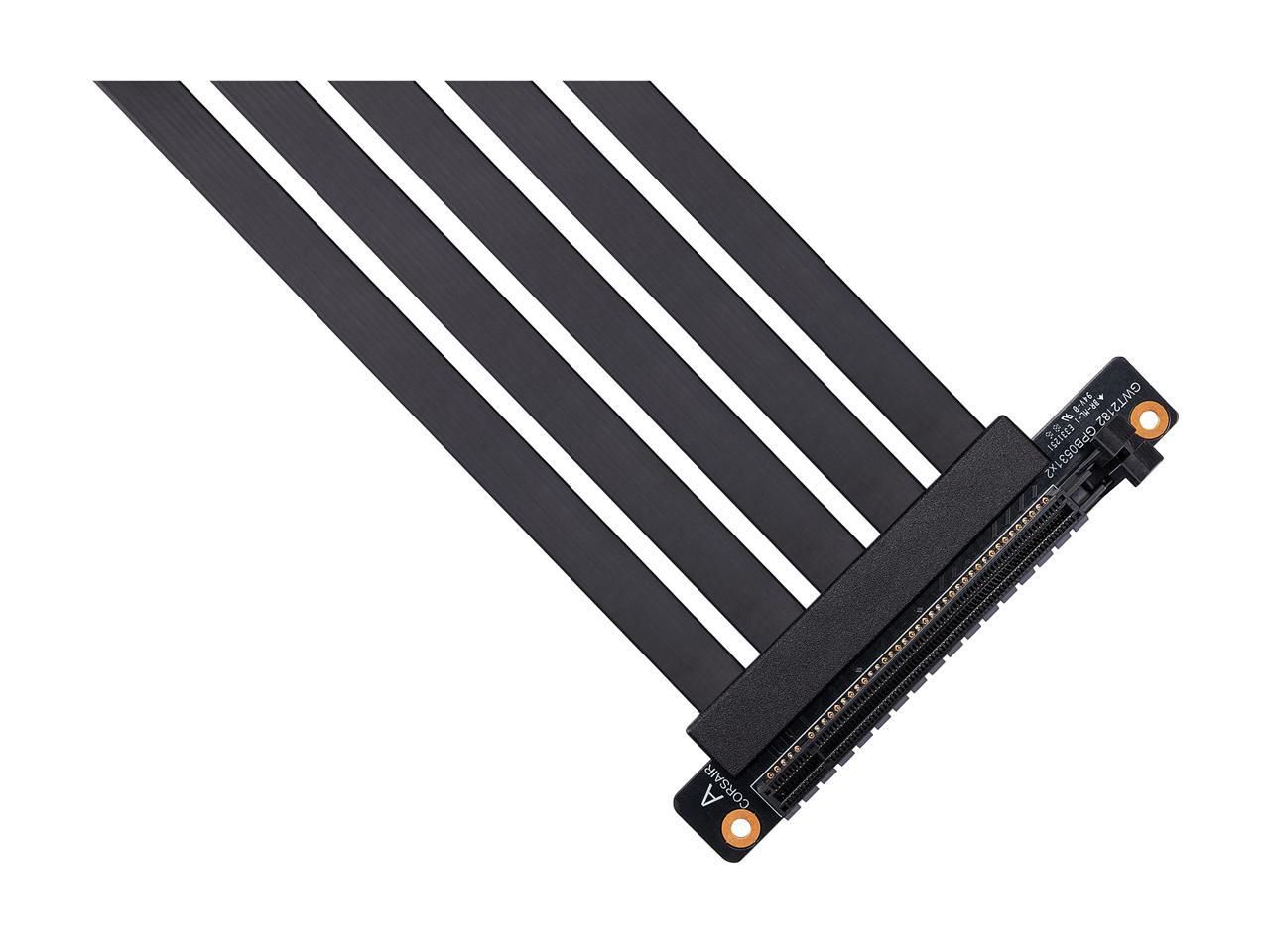 Extensor Riser PCI-e Corsair Premium PCIe 3.0 x16 Extension Cable ...