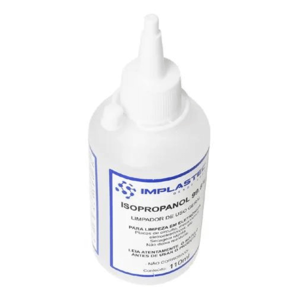 Álcool Isopropílico Implastec (Isopropanol 99,8%) 110ml - Empresa líder ... Álcool Isopropílico Implastec (Isopropanol 99,8%) 110ml - Empresa líder ...