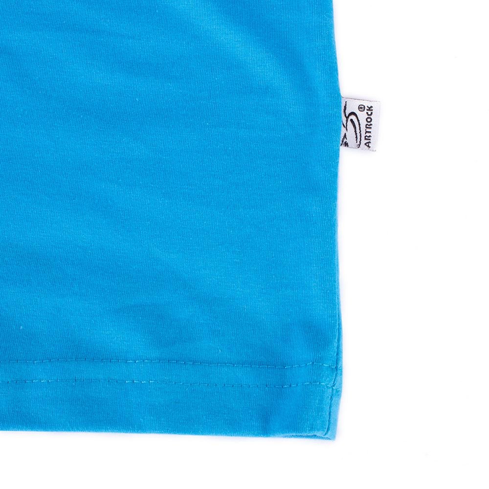 Camiseta Básica Azul Turquesa - Art Rock Camisetas - Receba em Casa