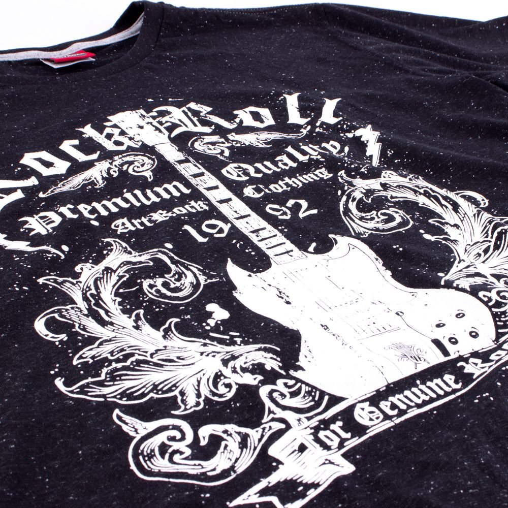 Camiseta Guitarra SG Preto Botonê - HO HO ROCK DA ART ROCK - FAÇA ...