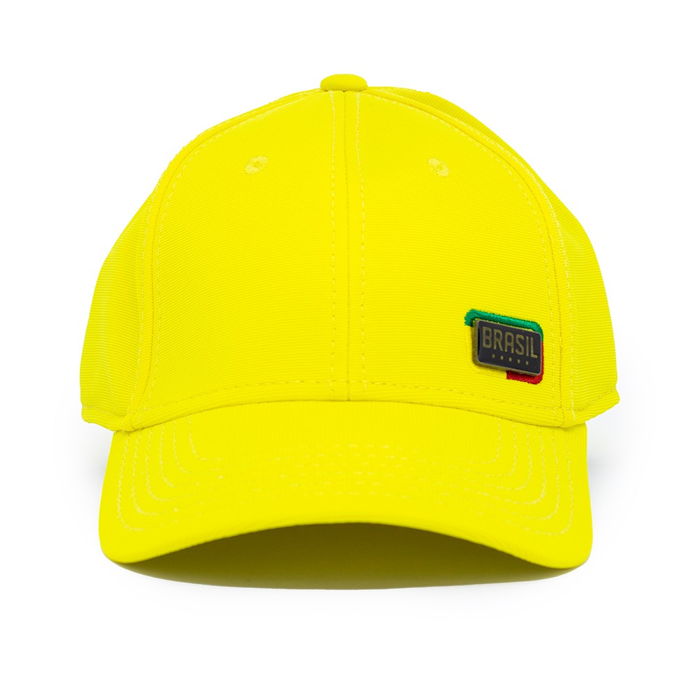 Boné Brasil Amarelo - Art Rock Camisetas - Receba em Casa