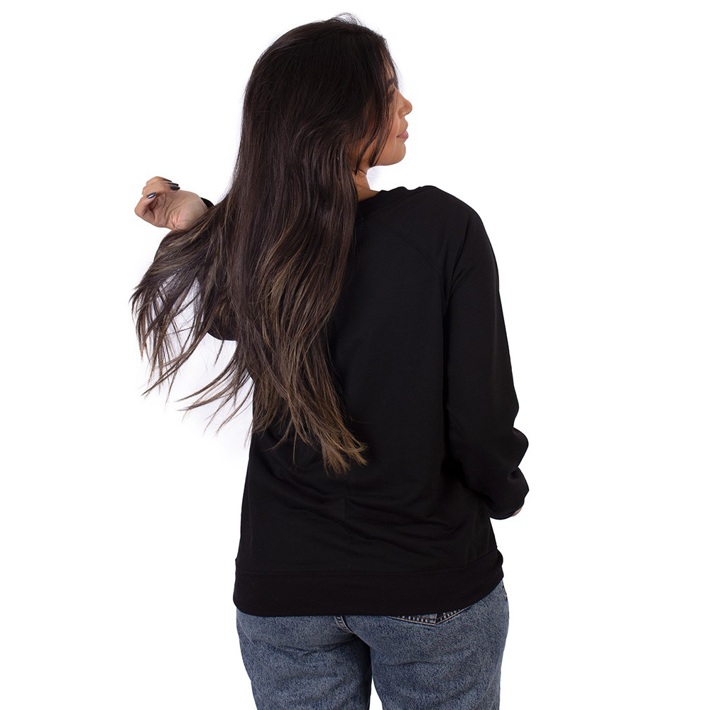 Moletinho Feminino Raglan Tattoo Hand Preto - Art Rock Camisetas ...