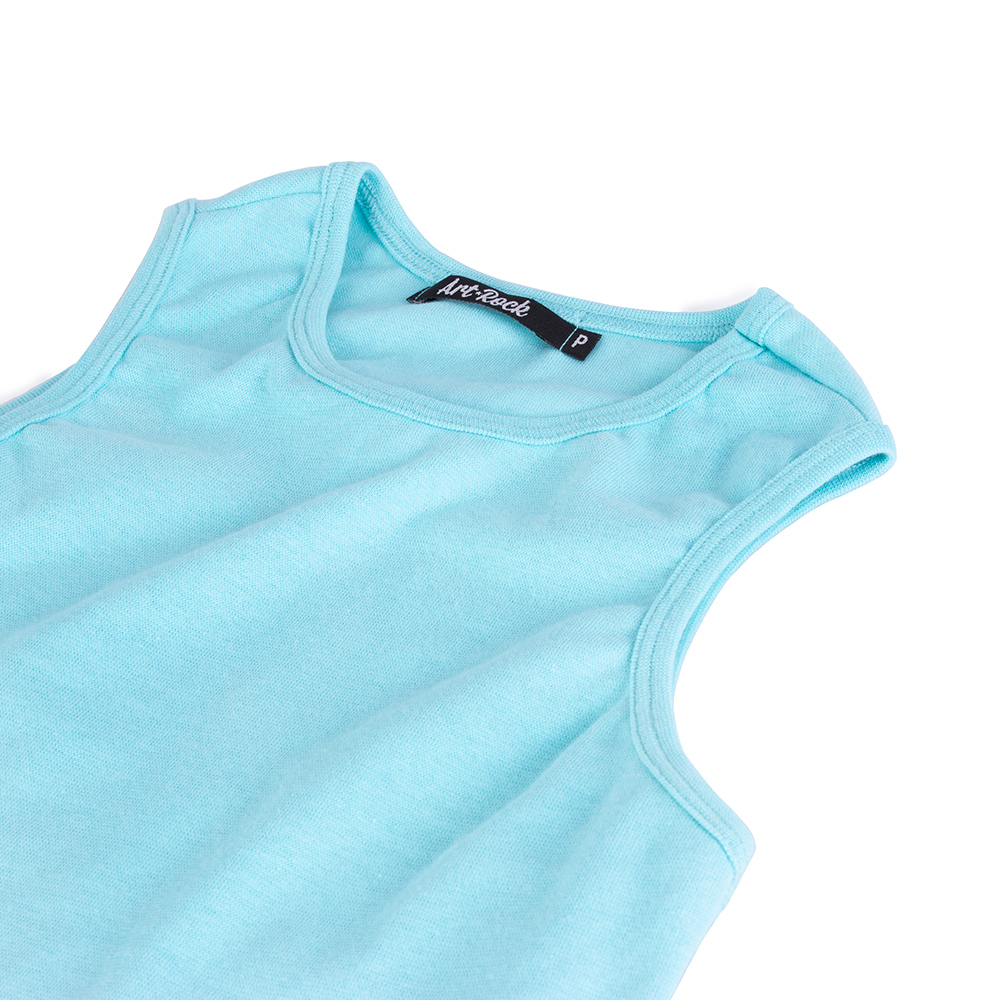 Blusa Cropped Básica Azul Bebê - Art Rock Camisetas - Receba em Casa