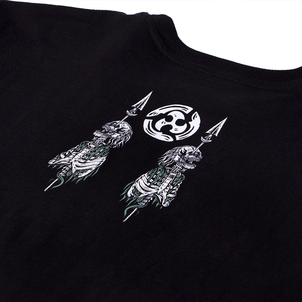 Camiseta Plus Size Trivium Skelly Frame Preta Oficial - Art Rock Camisetas - Receba em Casa