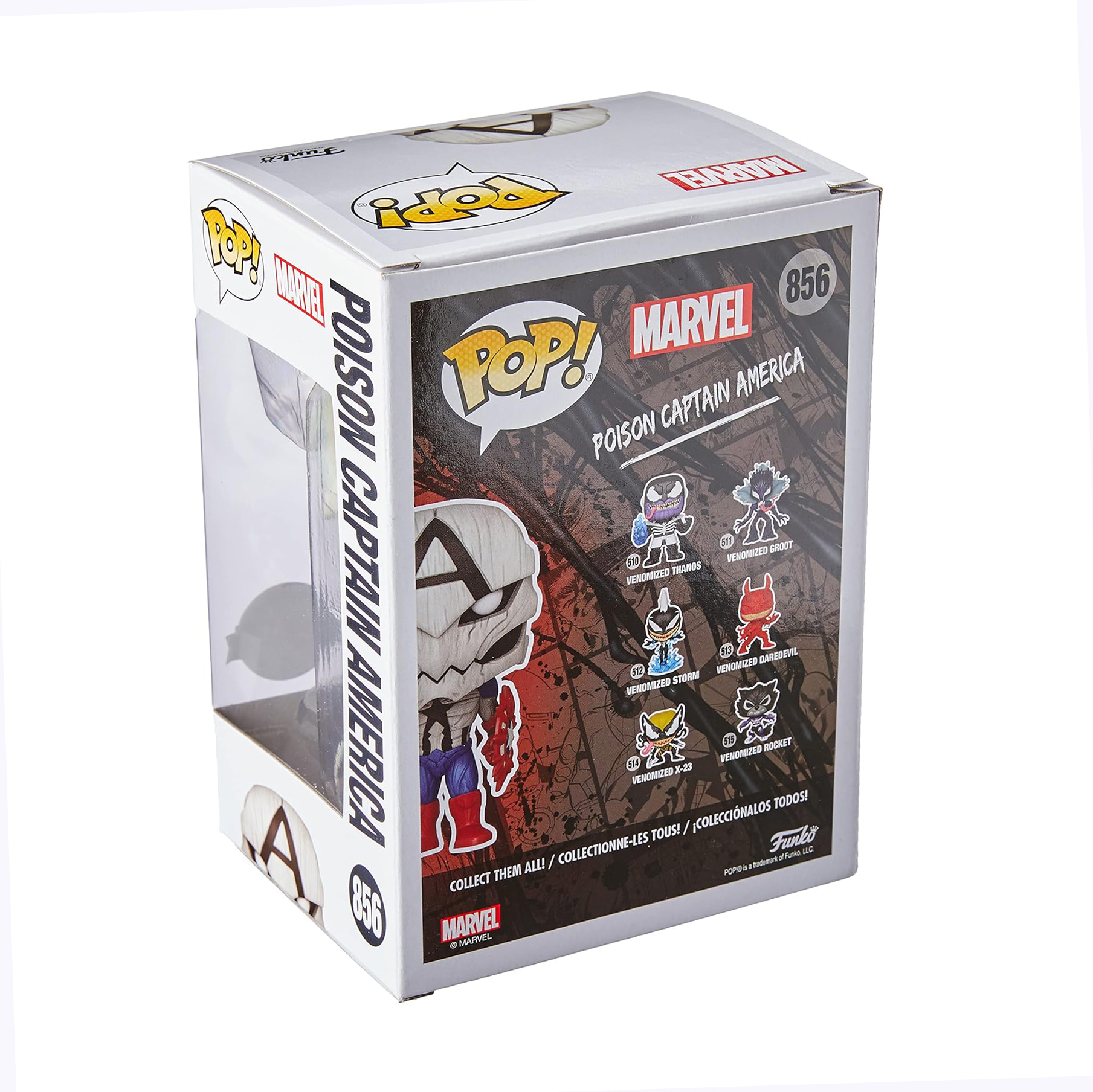 Funko Pop! Poison Captain America #856 Oficial - Art Rock Camisetas ...