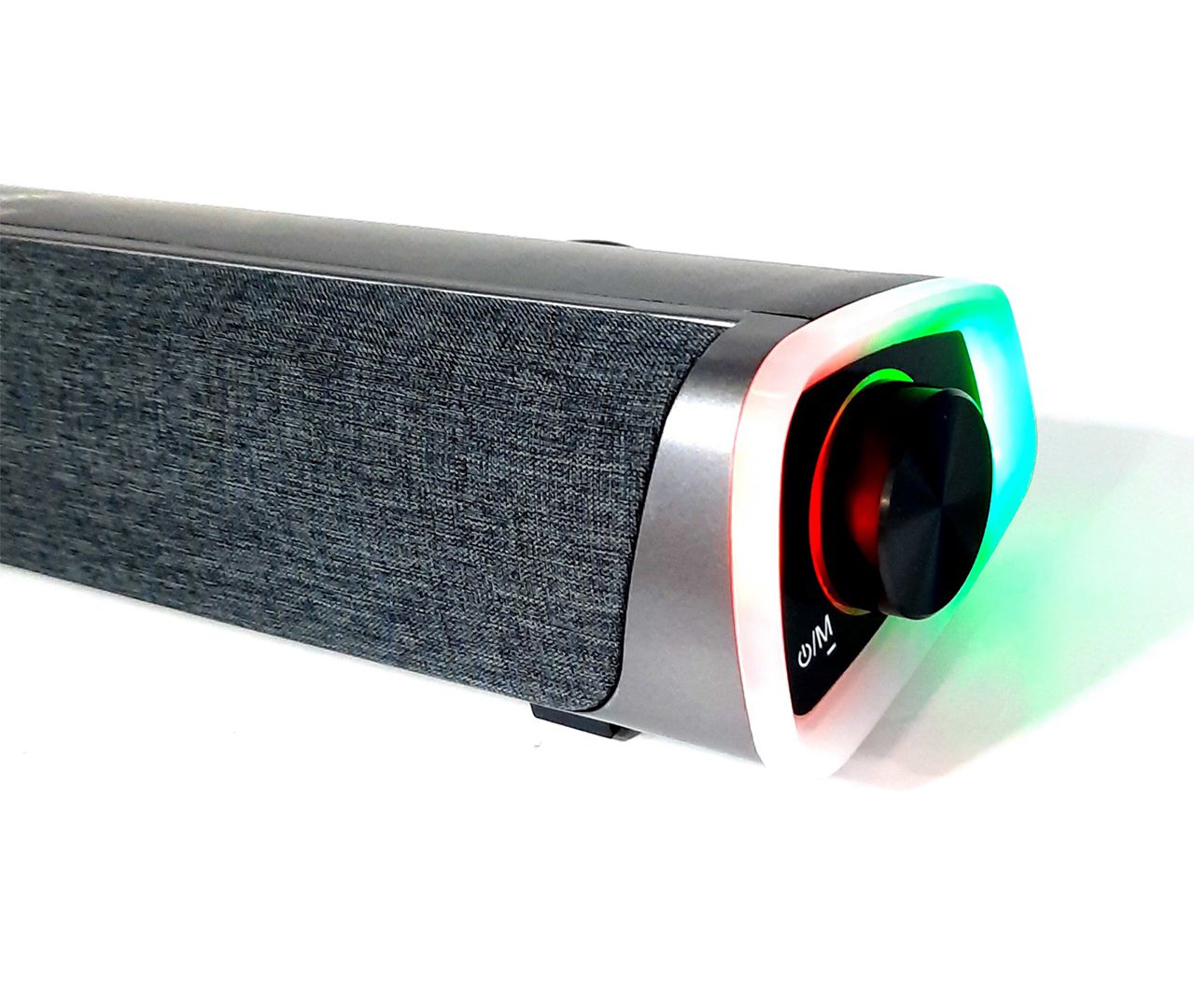 Caixa de Som Goldenultra Rainbow Soundbar Gamer, com Bluetooth, LED ...