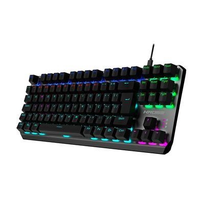 Teclado Gamer Mecânico Rangrid TLK, Rainbow, Switch Blue - Loja Zeus Games