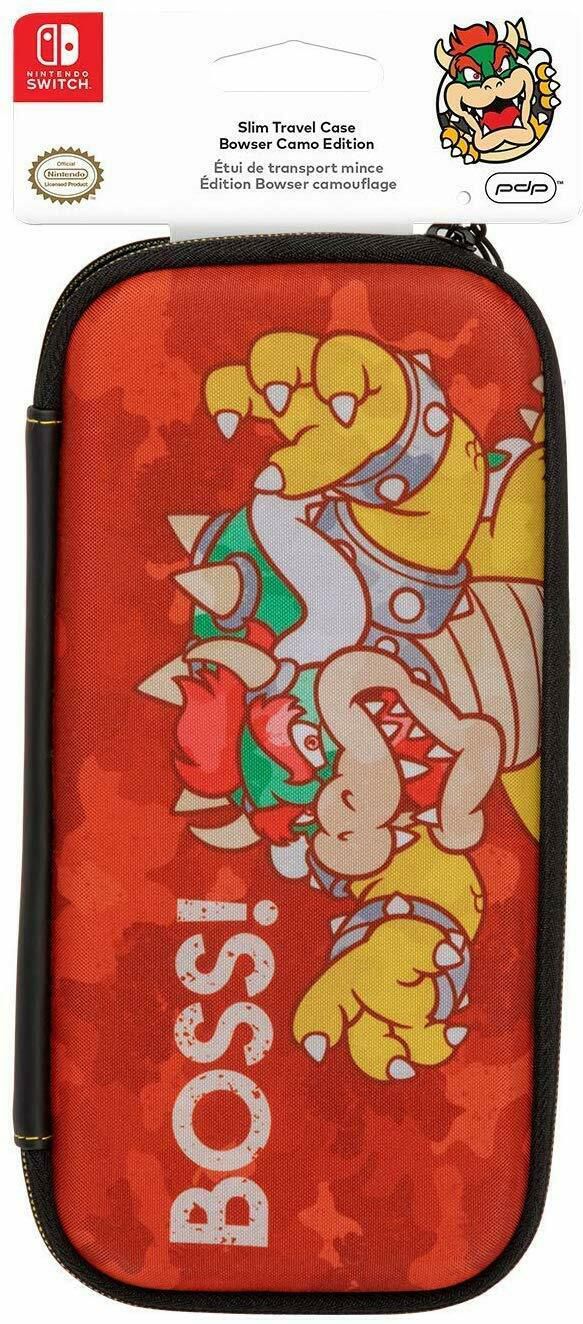 Case PDP Nintendo Switch Bowser Camo - Loja Zeus Games