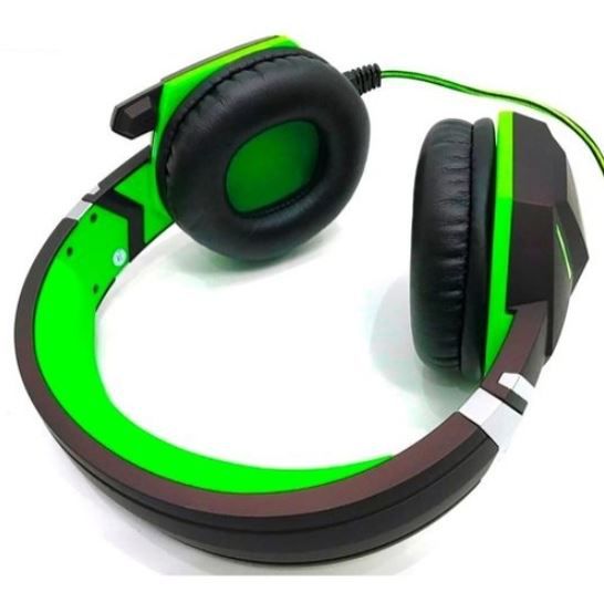 Headset Gamer Dex DF-500, verde - Loja Zeus Games