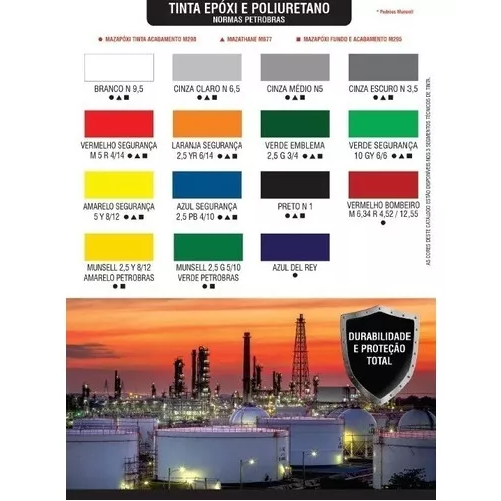 TINTA EPOXI BRILHANTE KIT 3,6L MAZA - Sumaré | Hortolândia | Tintas ...