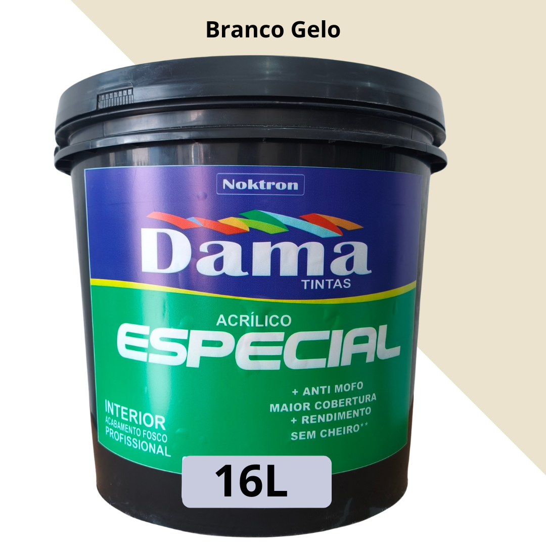 Tinta Anti-mofo Acrilica Profissional Branco 16L Especial Dama - Sumaré ...