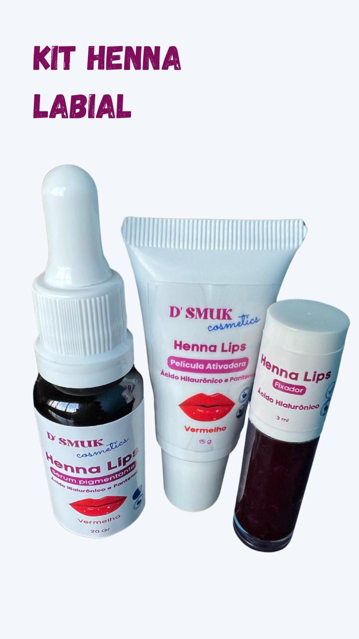 Kit Henna Labial 3 Passos D'Smuk - Dani Beleza - se tem beleza é a mais ...