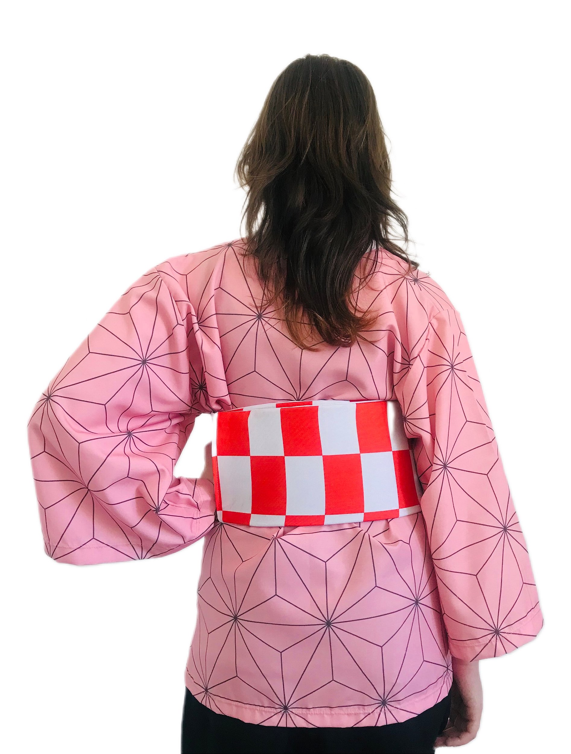 Obi Nezuko Kimetsu no Yaiba - Flor de Fogo Kimono