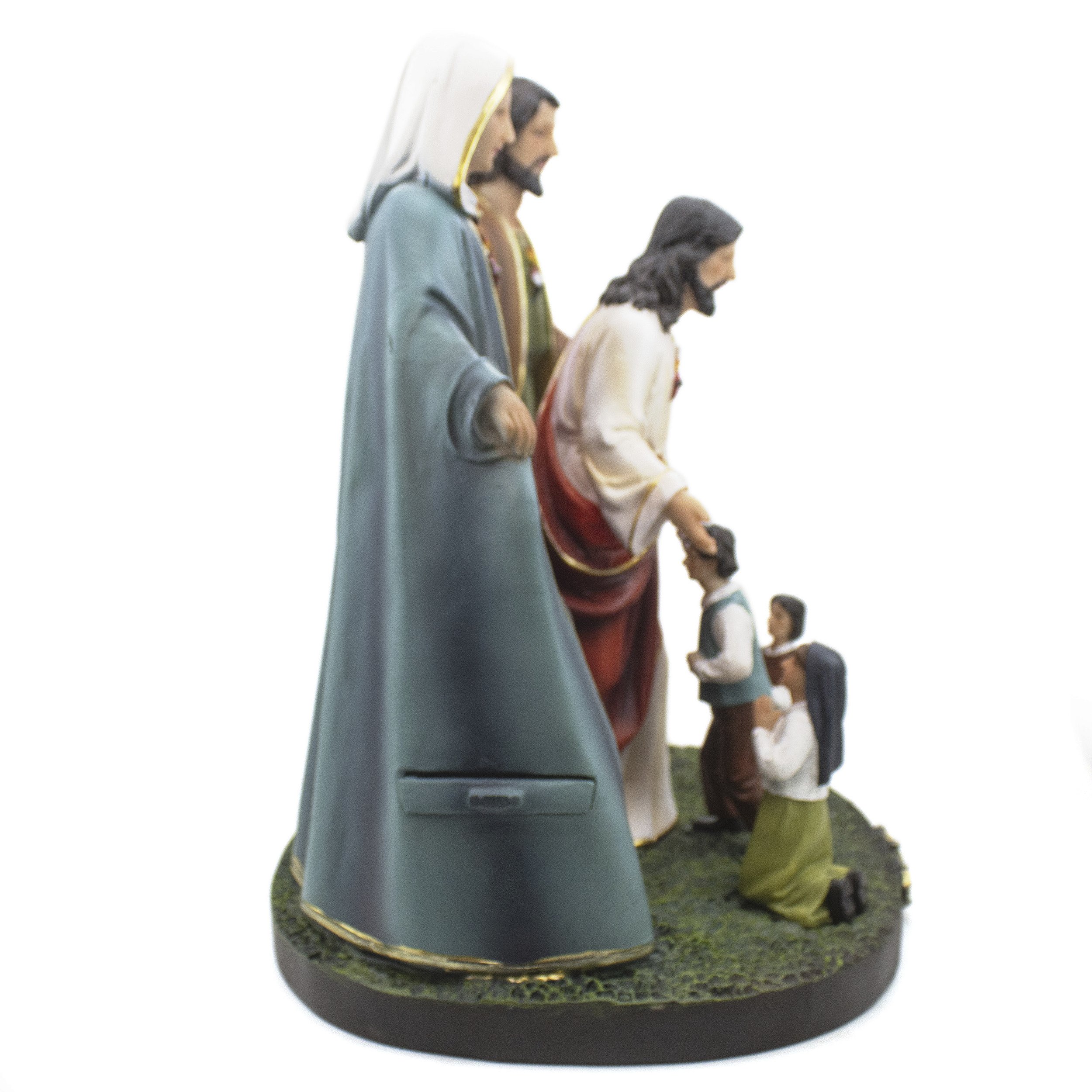 Imagem Nos Braços da Sagrada Familia Importada Resina 30 cm - Amém ...