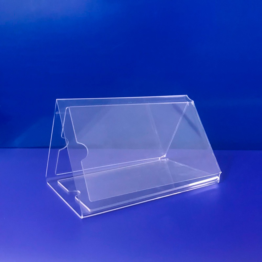 Display Triangular 3 Faces P/ Mesa / Porta Menu Eventos - Acrílico Center