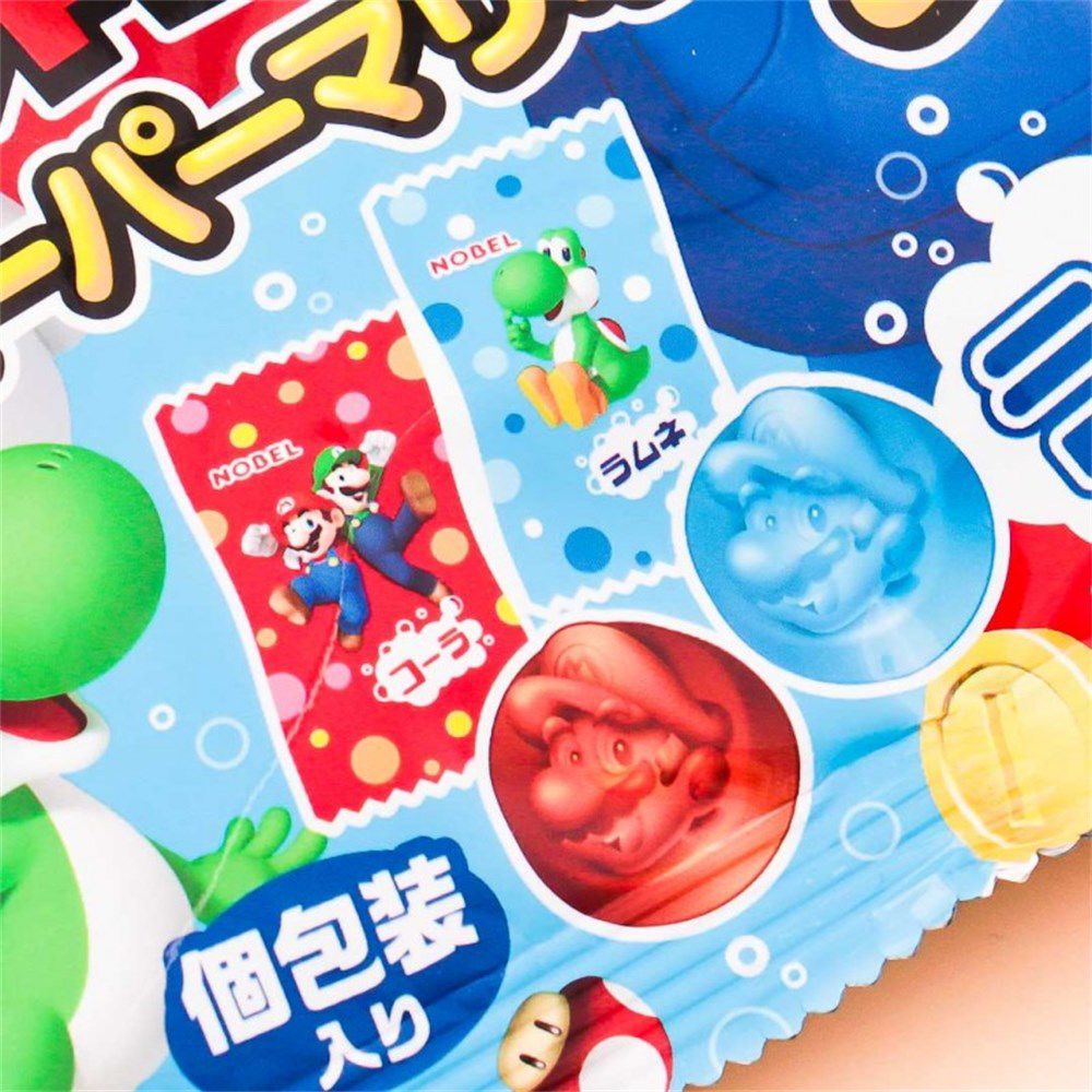 Bala Goma Super Mario sabor Coca Cola e Soda - Made In Korea Minas
