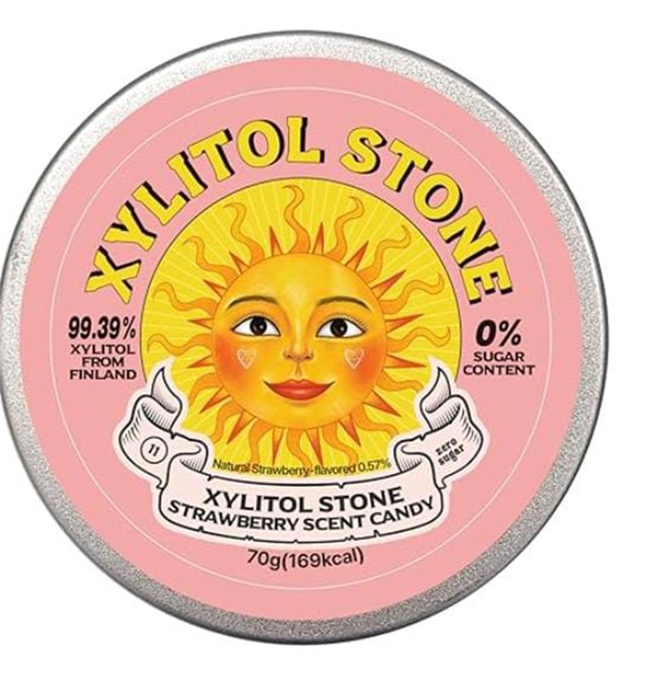 Bala Xylitol Stone - Pêssego 70g - Made In Korea Minas