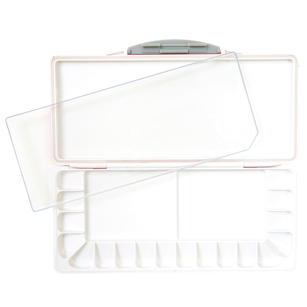 Godê de Plástico Retangular com Tampa 18 Cavidades - Artistika | Loja ...