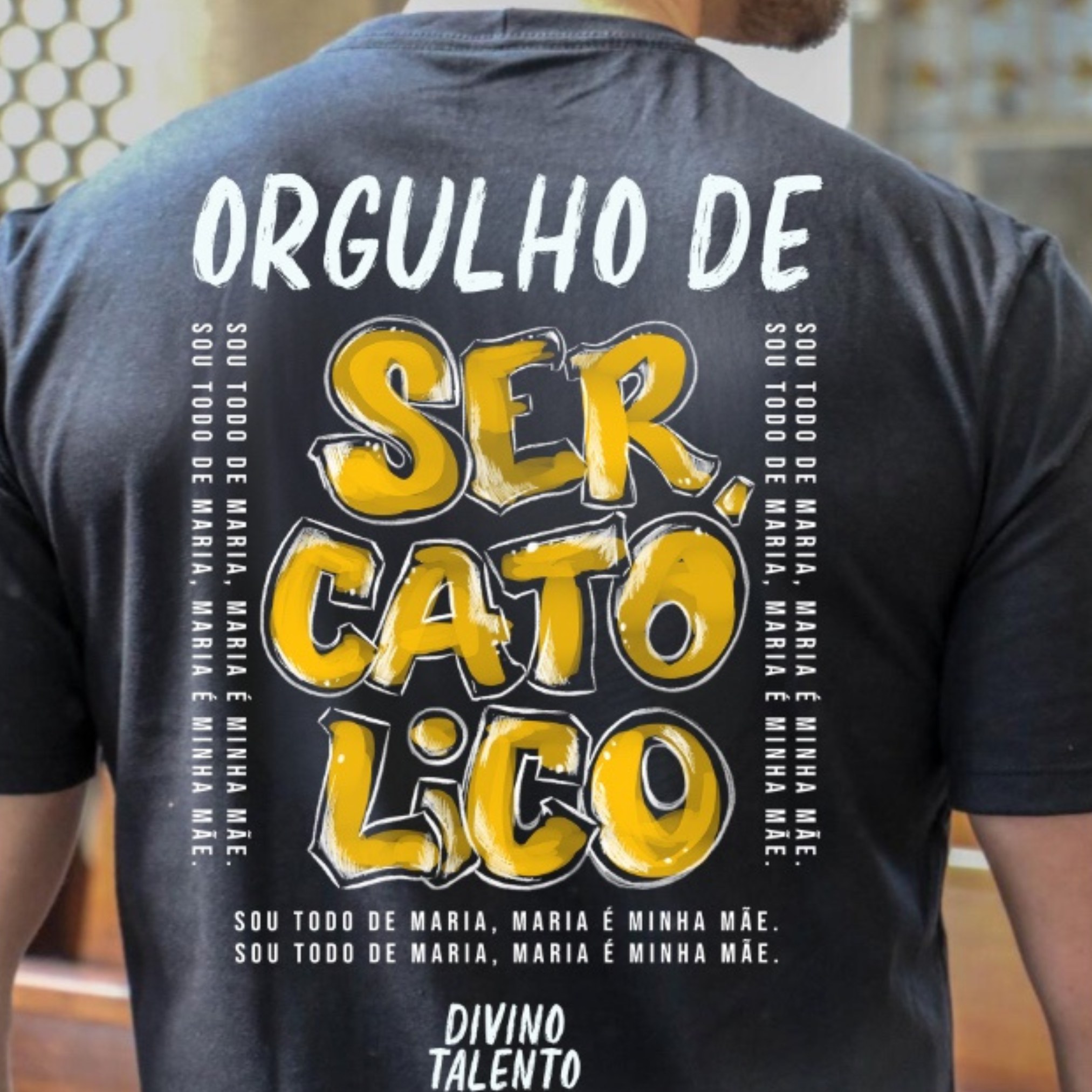 Camiseta Orgulho de ser Católico - Divino Talento