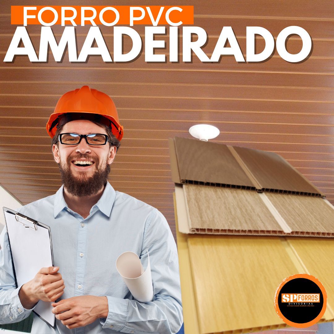 Forro de PVC amadeirado frisado 6mm x 20cm x 6.0 m mogno madex - Forro ...