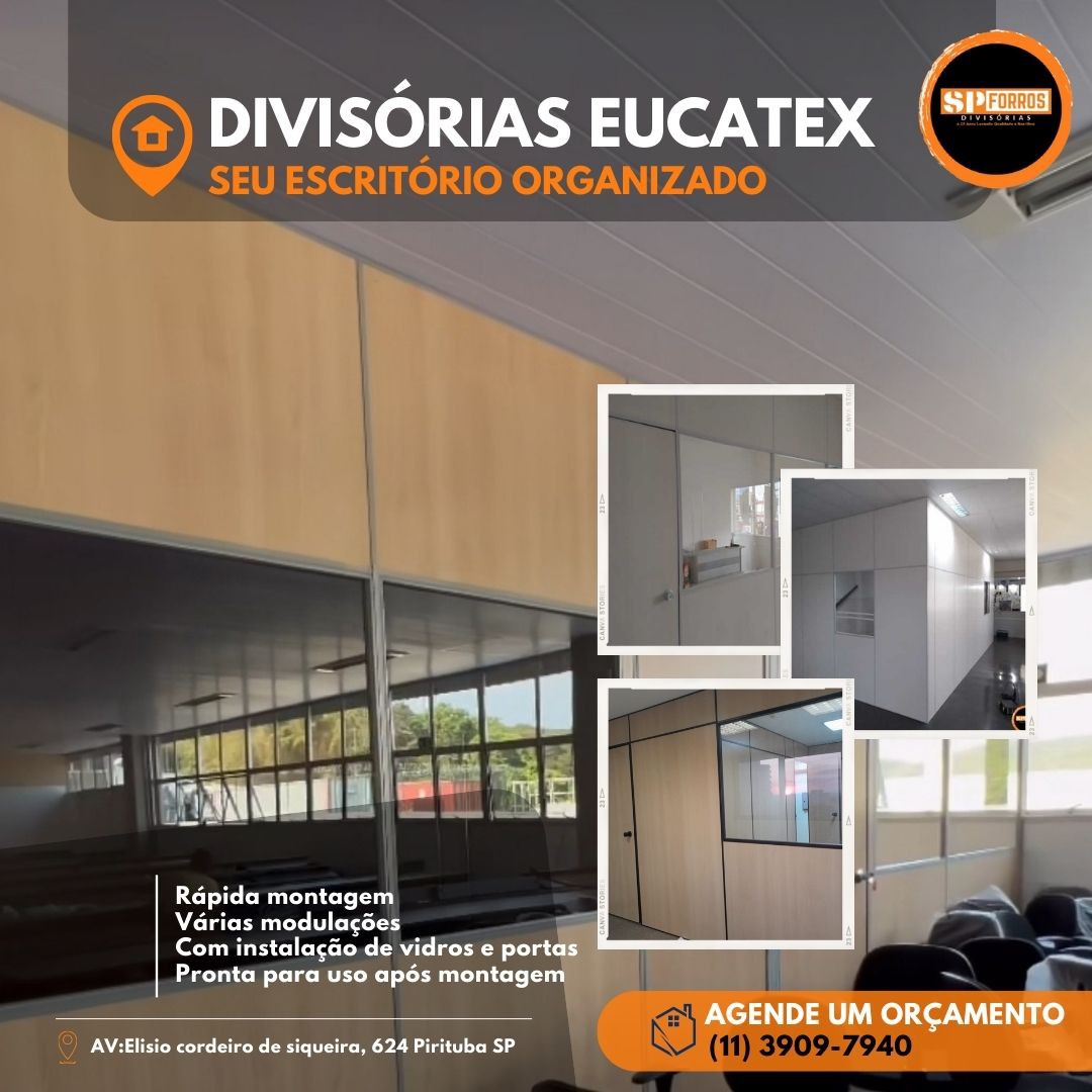 divisórias eucatex - divisoria para escritório - divisoria eucatex ...