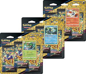 Pokémon EE12 Realeza Absoluta Blister Triplo - Blanc Toys - Onde ...