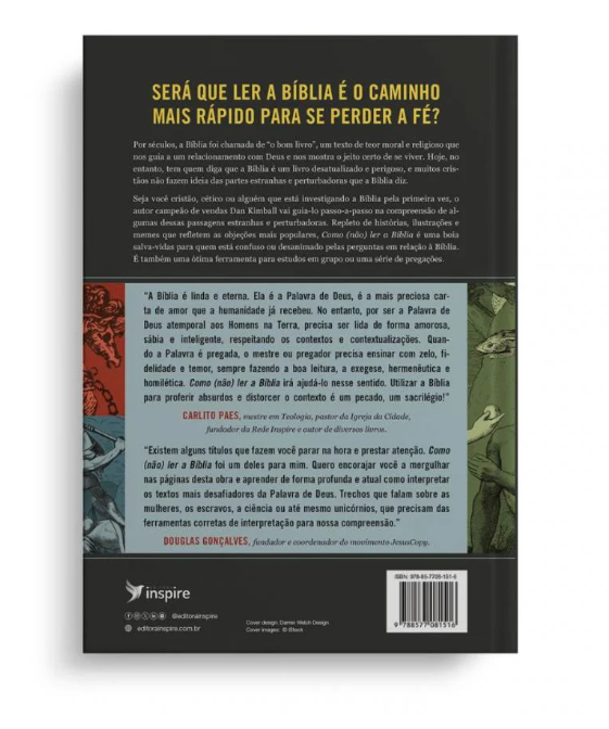COMO (NÃO) LER A BÍBLIA - Livros de JB Carvalho, Bill Johnson e Lisa Bevere • Editora Chara