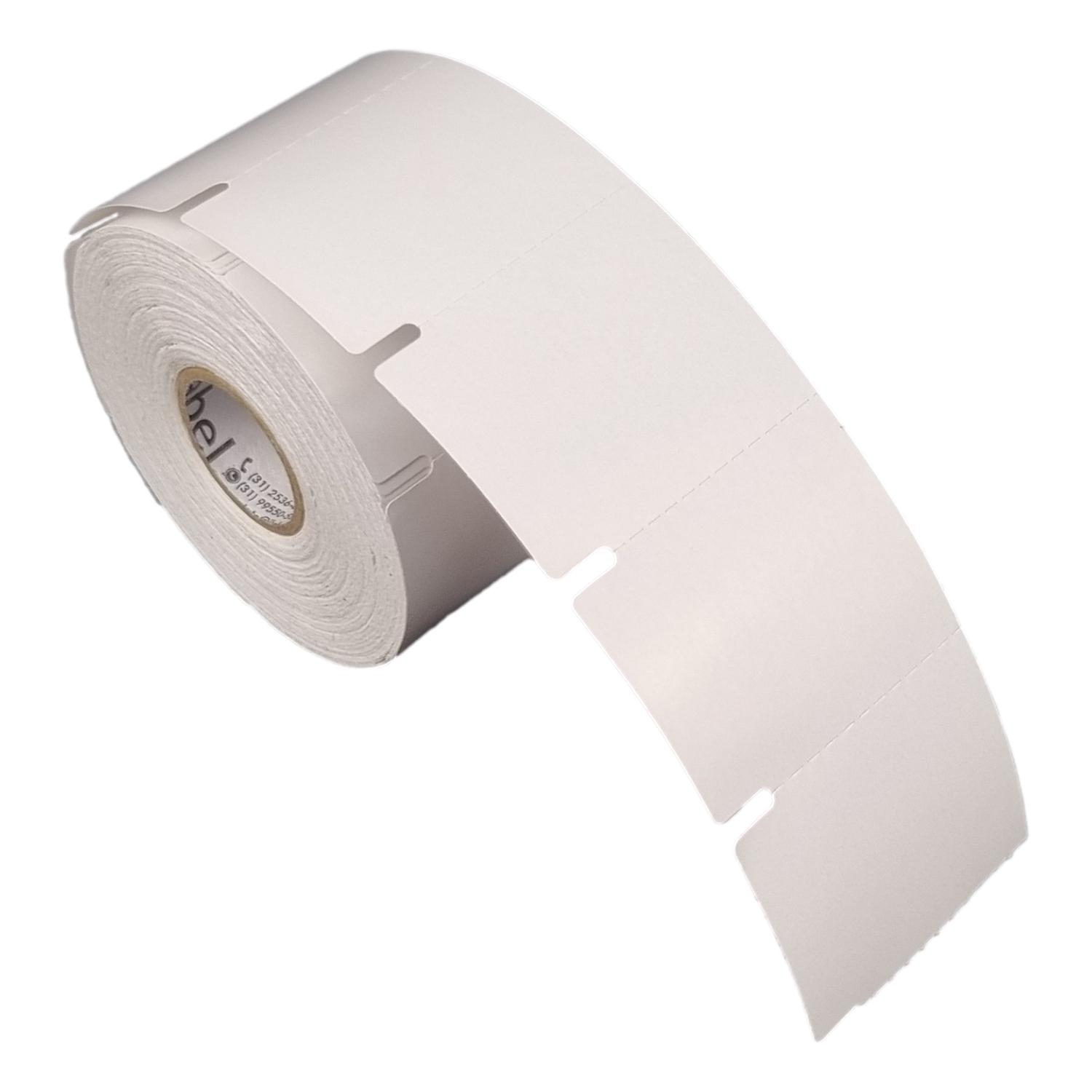 Etiqueta Gôndola 50x40mm 5x4cm Couche cartão Gap lateral p/ Zebra Argox ...