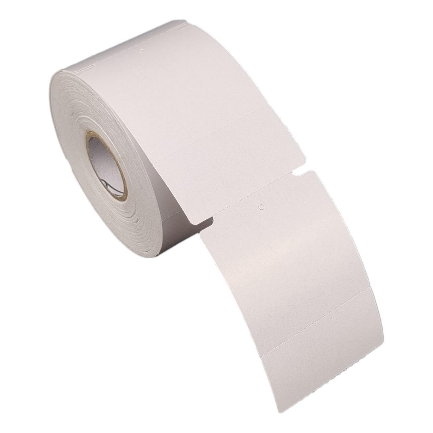 Etiqueta tag roupa 50x75mm 5x7,5cm (1 coluna) 1 picote Couche cartão ...