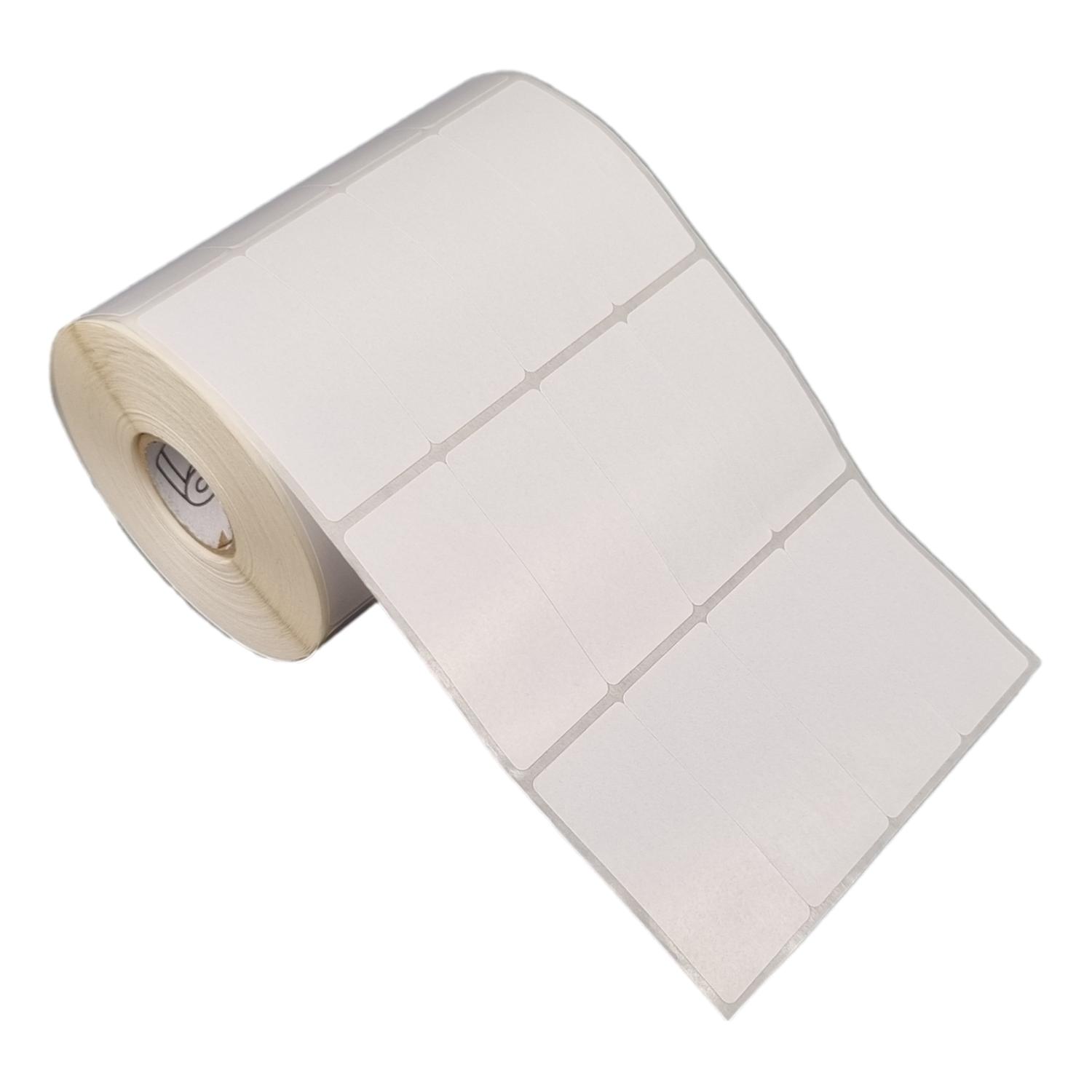 Etiqueta adesiva 26x54mm 2,6x5,4cm (4 colunas) BOPP p/ Zebra Argox ...