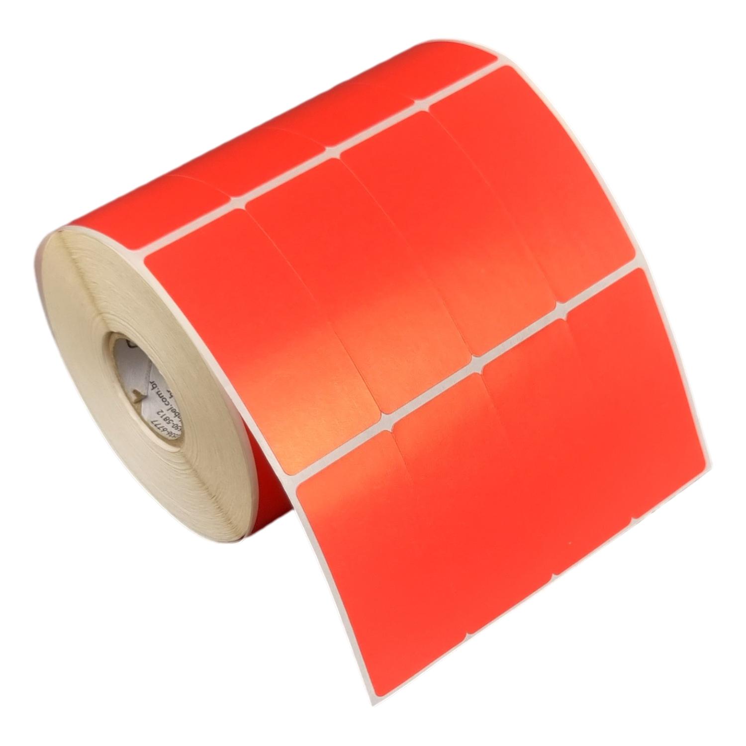 Etiqueta adesiva 26x54mm 2,6x5,4cm (4 colunas) Couche p/ Zebra Argox ...