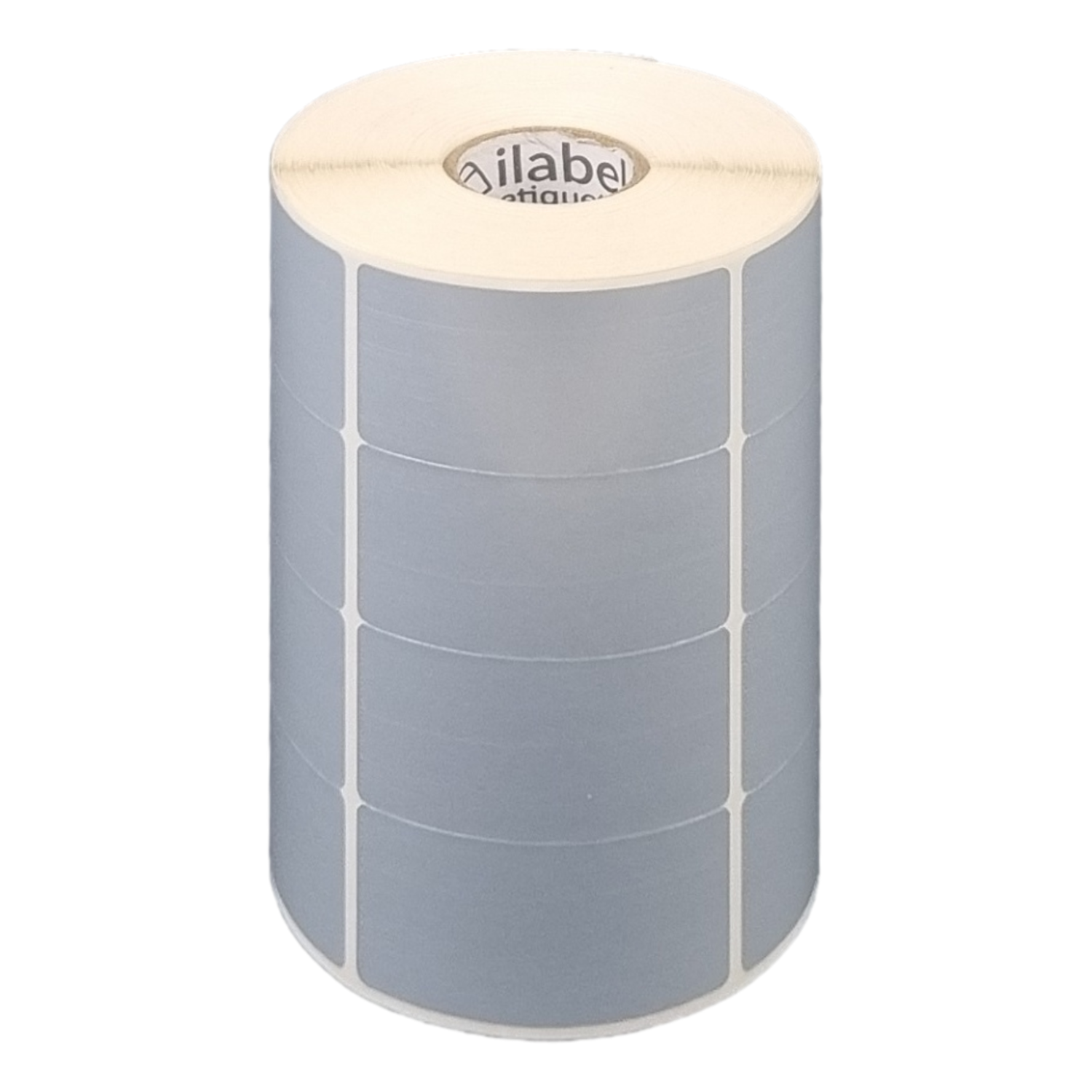 Etiqueta adesiva 26x54mm 2,6x5,4cm (4 colunas) Poliéster cromo fosco p ...