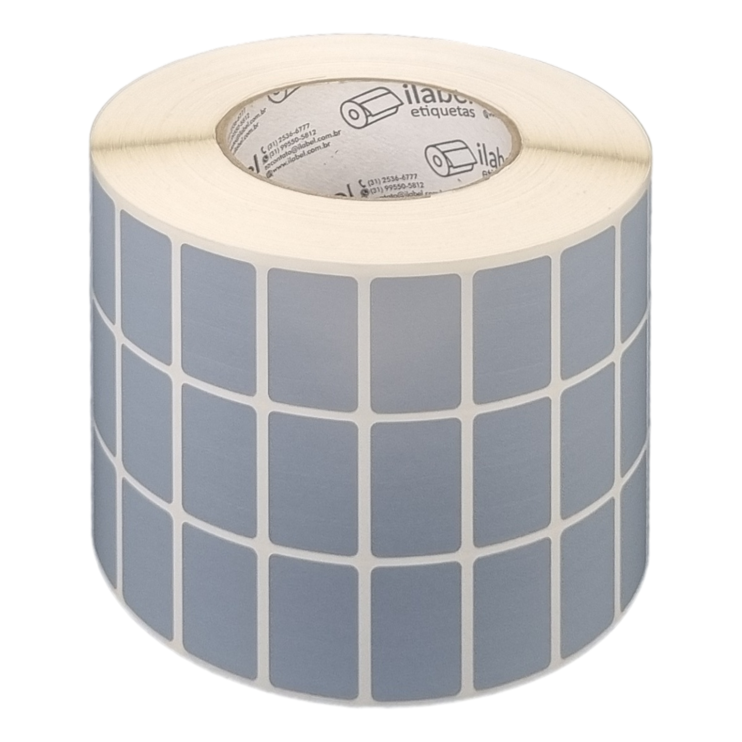 Etiqueta adesiva 33x22mm 3,3x2,2cm (3 colunas) VOID prata fosco Zebra ...