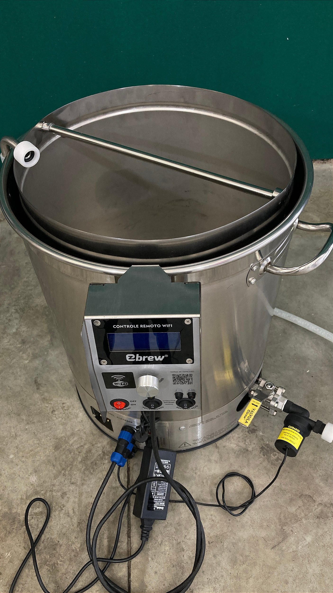 Panela Single Vessel Automatizada EZbrew 50L Inox em Oferta - EZbrew