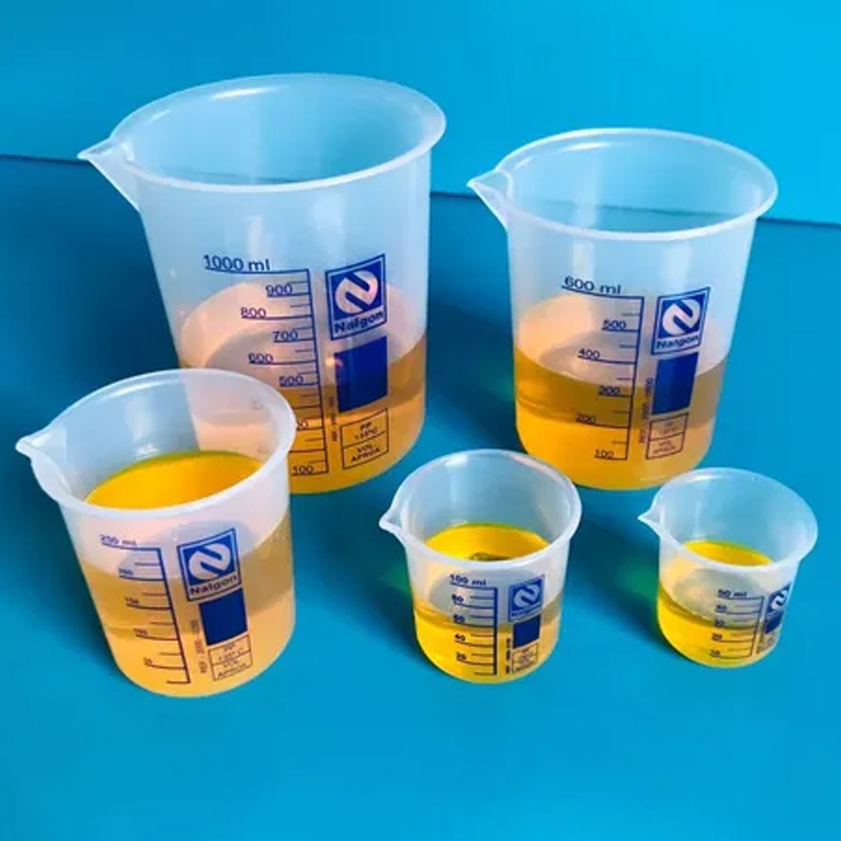 Kit Becker 1000Ml, 600Ml, 250Ml, 100Ml, 50Ml Polietileno - Laderquimica ...