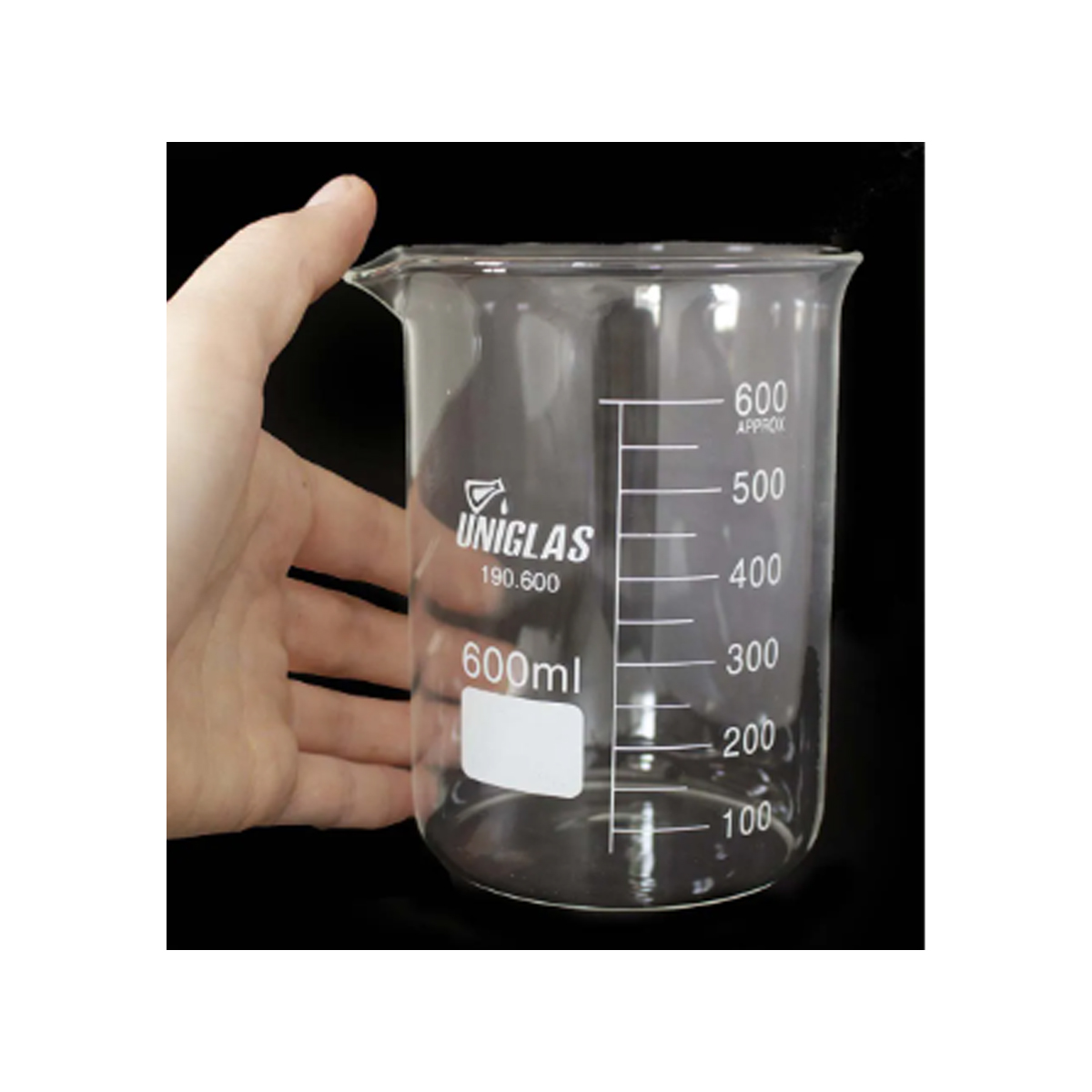 Becker Em Vidro 600ml F. Baixa - Laderquimica - Linha completa de ...