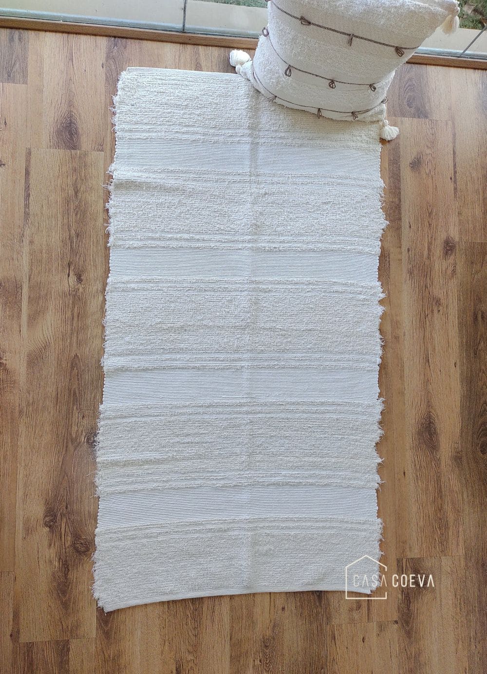 Tapete Peludo Algodão Sala Quarto Lines Max Cru 80 X 150 - Casa Coeva ...